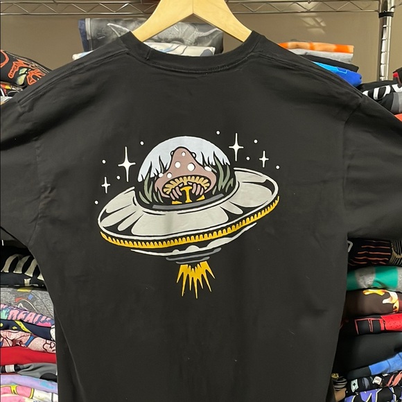 Vans | Shirts | Vans Black Ufo Graphic Tshirt | Poshmark
